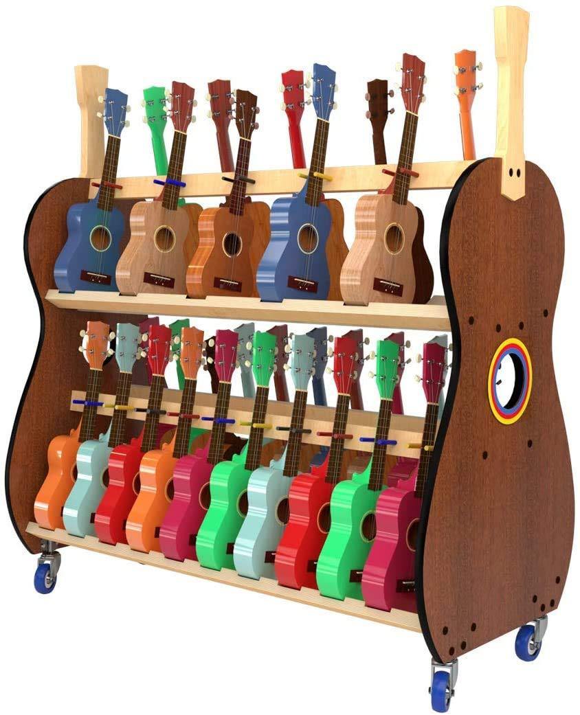 The Band Room™ Ukulele Storage Cart, A&S — Soundporium™